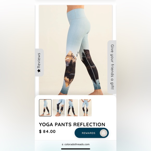 Colorado Threads | Pants & Jumpsuits | Colorado Threads Reflection Yoga Pants | Poshmark